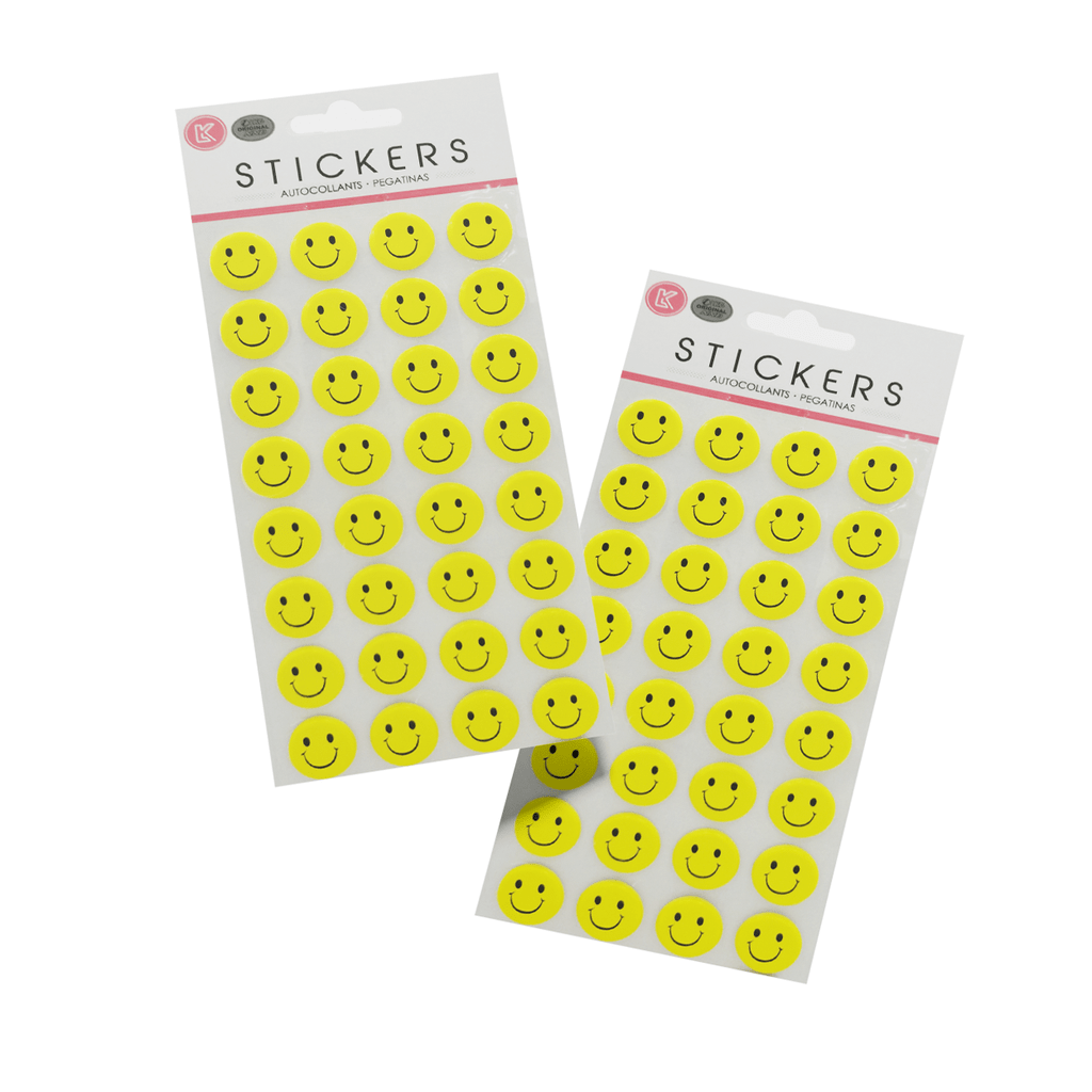 Bookey Smiling Faces Foam Stickers - eStationary