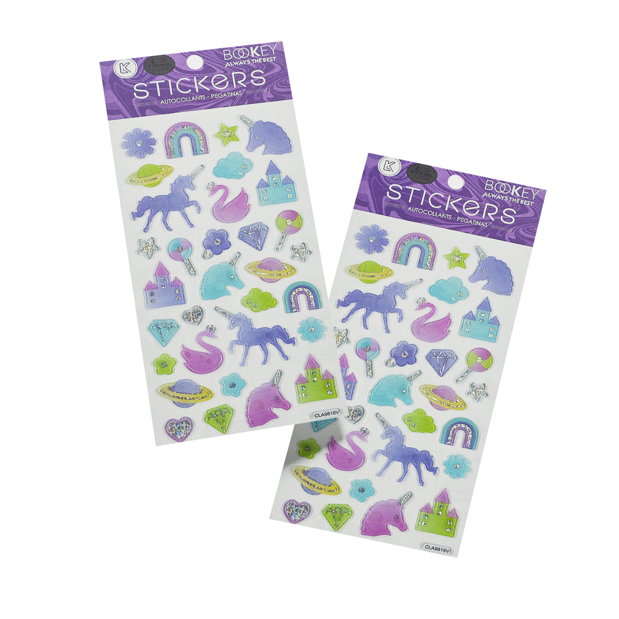 Bookey Decorative Sweet Unicorn Stickers - eStationary