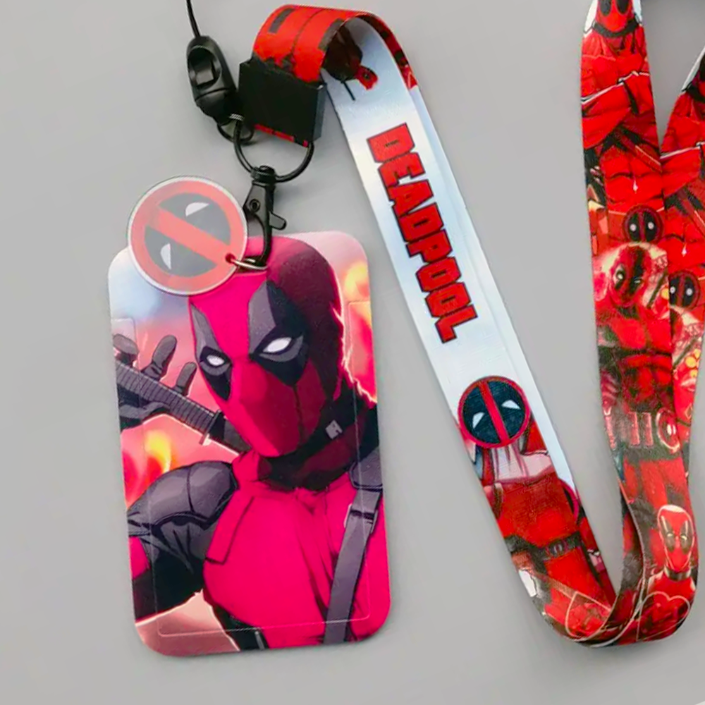 Deadpool ID Card Holder With Lanyard - eStationary